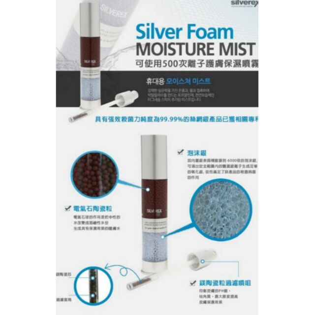韓國Silveray ion spray mist - II 銀網護膚離子化妝水+身體噴霧器 | 蝦皮購物