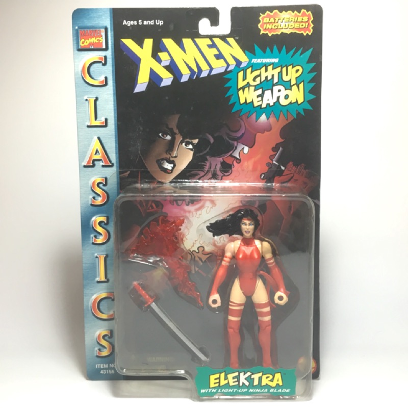 │DigToys│ToyBiz X戰警 幻影殺手 艾麗嘉 X-men LIGHT UP WEAPON ELEKTRA | 蝦皮購物