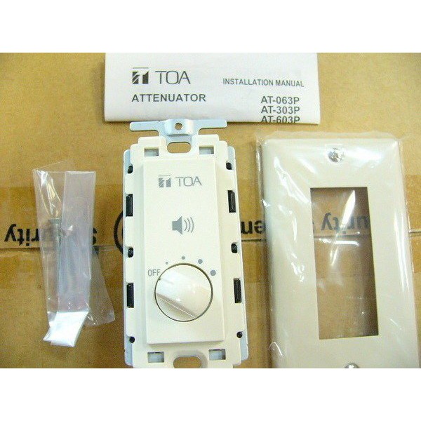 【昌明視聽】 日本 TOA 音量調整控制器 AT-303AP AT-603AP AT-063AP PA廣播音響 100v | 蝦皮購物