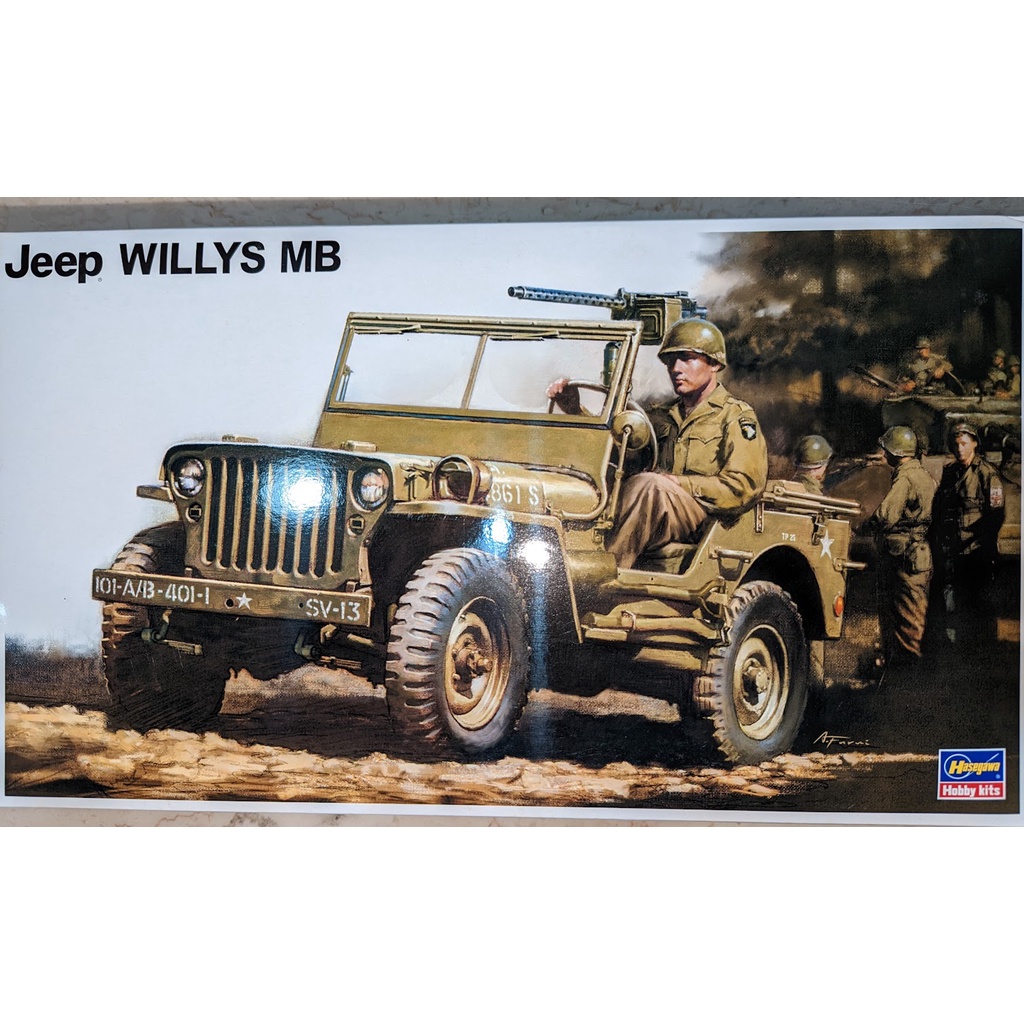 HASEGAWA長谷川 1/24---- MV1 Jeep WILLYS MB | 蝦皮購物