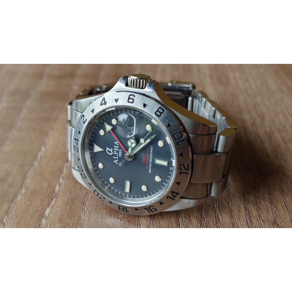 香港 Alpha GMT兩地時間機器錶 - Explorer II 探二款式 - 類勞力士 | 蝦皮購物