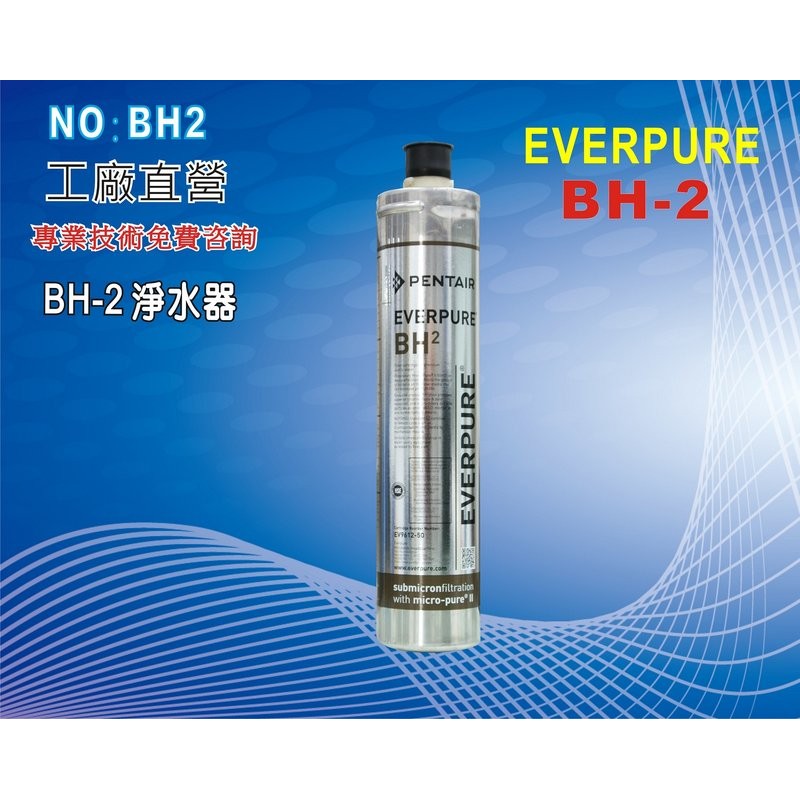 【龍門淨水】Everpure BH2淨水器. 另售S100、S104、H104、4C (貨號BH2) | 蝦皮購物