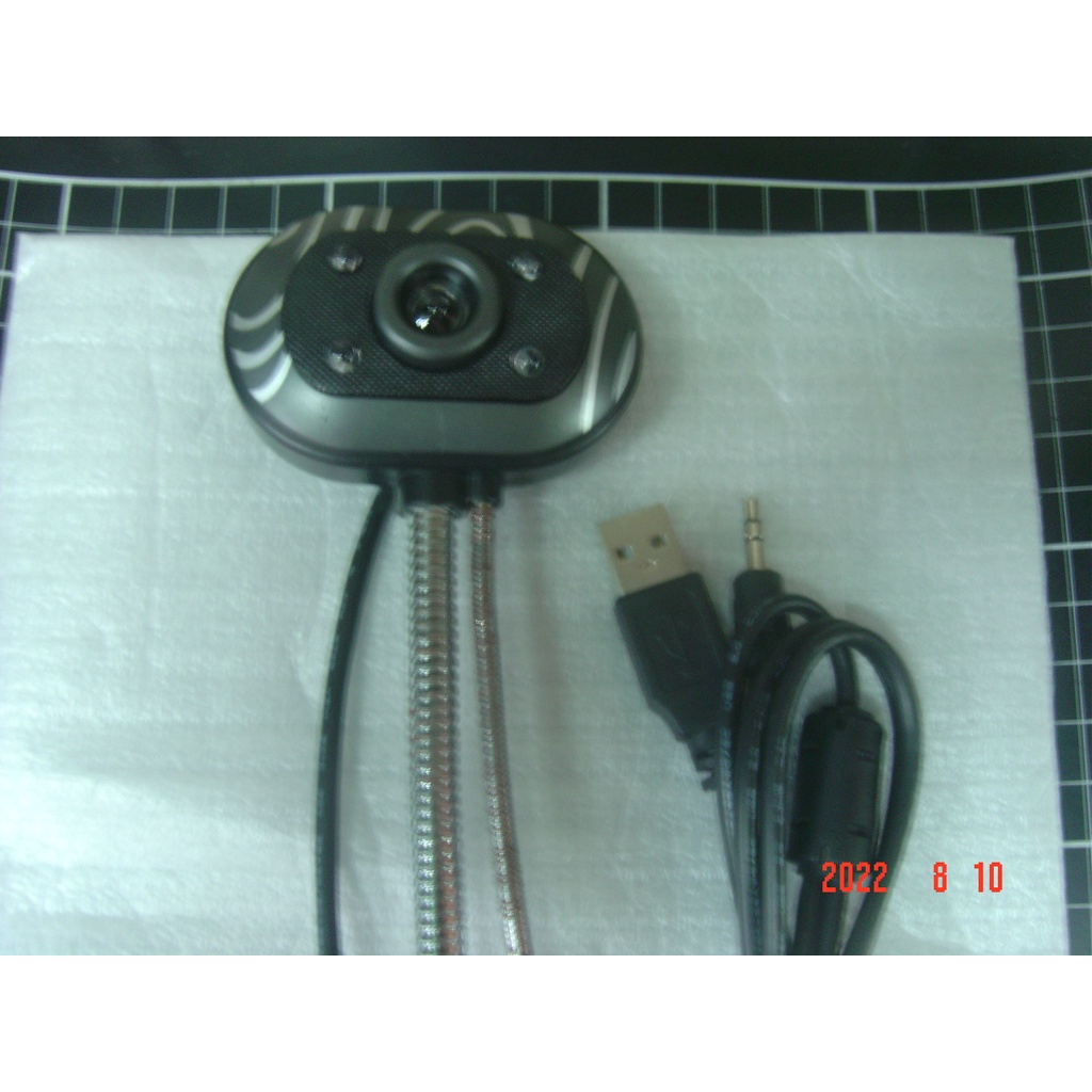 Usb 直立式網路 攝影機 麥克風 電腦 鏡頭 視訊 通話 電競 直播 Led{舊式裸裝}全新未使用【yj】維二商店 蝦皮購物