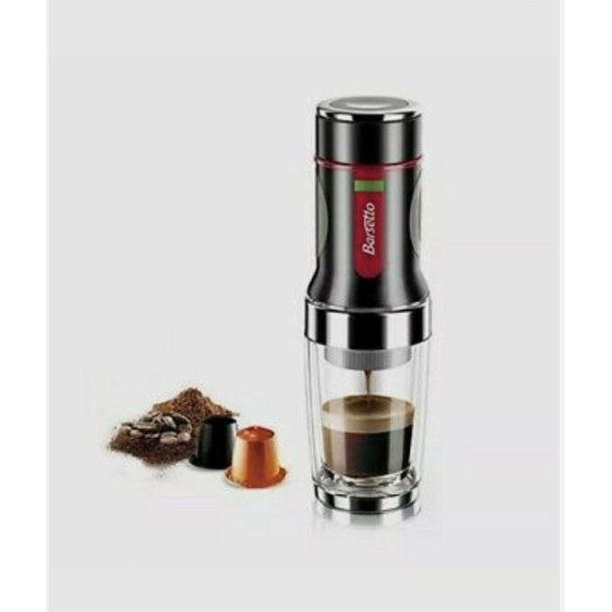 義大利Barsetto便擕式義式手壓咖啡機+原廠保護套 露營 隨身鋼琴黑(咖啡粉,咖啡膠囊2用萃取系統） | 蝦皮購物