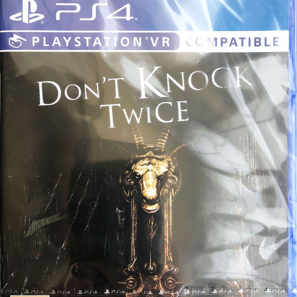 PS4游戲實體光盤 VR兼容 別敲兩次門 Don't Knock Twice 中文英文 | 蝦皮購物