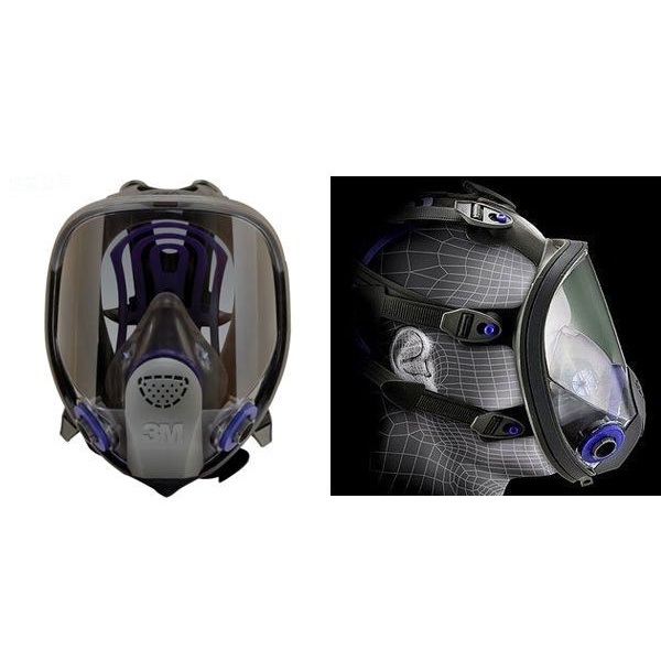 3M FF402 全面雙罐式防毒面具 可重複使用 防毒面具 FF-402 模具 繪畫 砂光 化學品 氣體 灰塵 | 蝦皮購物