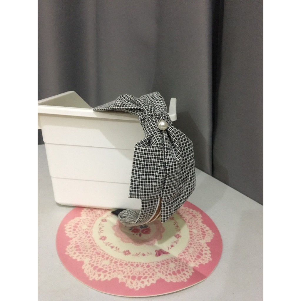 MIMIMAMA NIUNIU 妞妞 ciao lady髮箍 設計款 自訂款 蝴蝶結 熊妮 格紋 格子 黑 珍珠 老菜 | 蝦皮購物