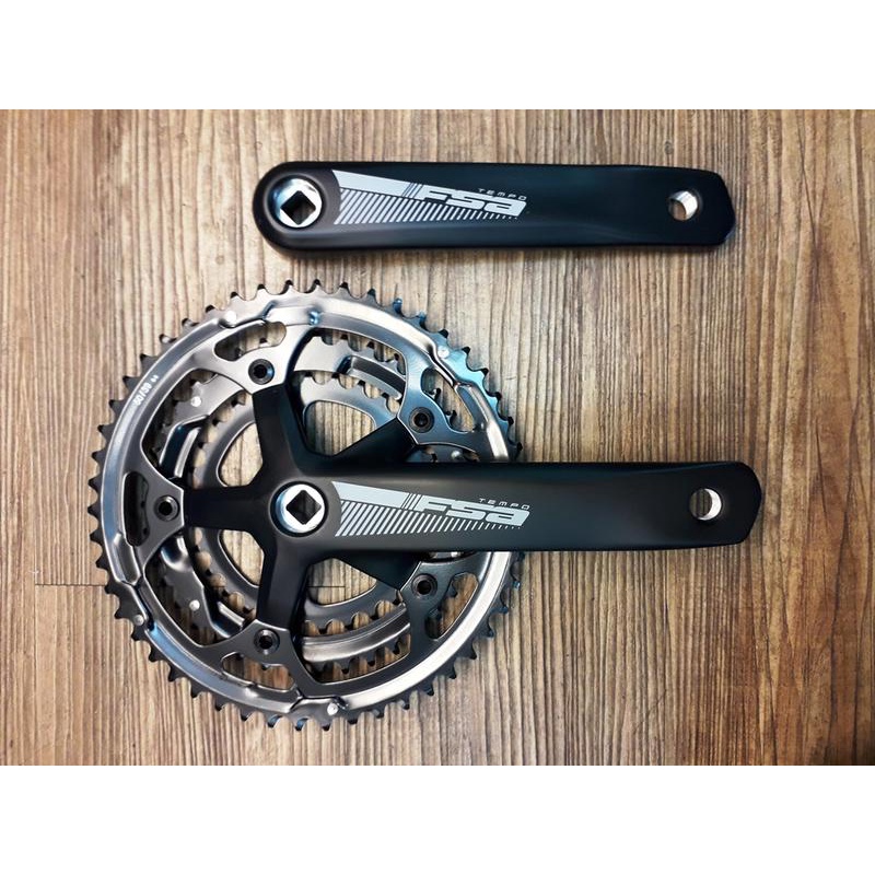 【簡單生活單車坊】全新 FSA Tempo CK-201 50*39*30 三盤 四方頭 大盤 | 蝦皮購物