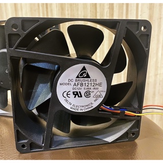 台達DELTA暴力風扇AFB1212HE/12CM/礦架/機箱/礦工/挖礦/靜音/3200轉/小4pin/散熱/以太坊 | 蝦皮購物