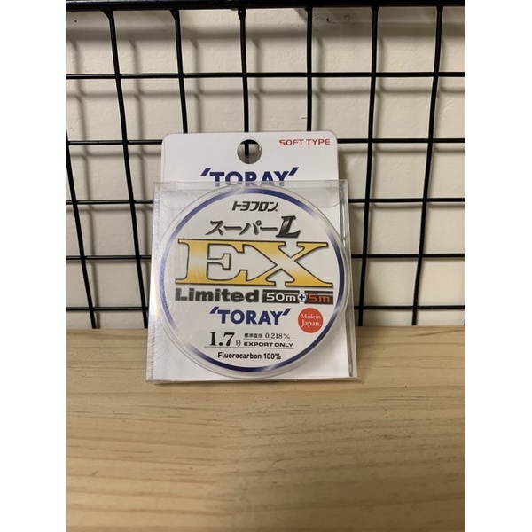 Toray 磯釣 子線 卡夢線SUPER L-EX Limited 日本海外限定 50m +5m | 蝦皮購物