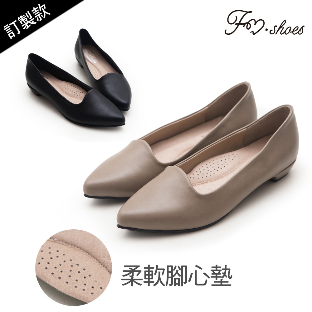 FM SHOES 簡約優雅尖頭低跟通勤鞋 | 蝦皮購物