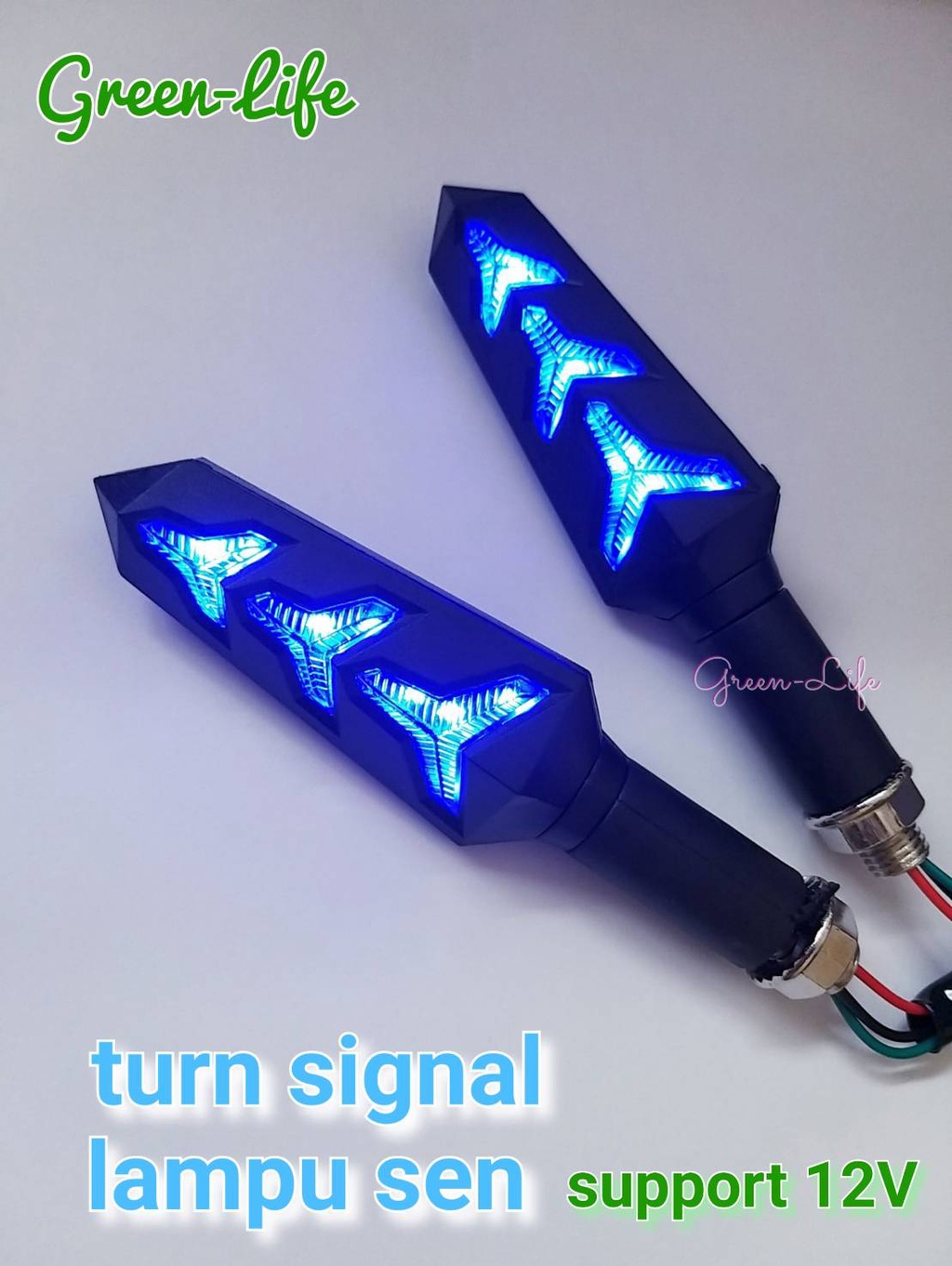 Sepeda listrik gaya panah turn signal／E-Bike lampu sen 12V | 蝦皮購物