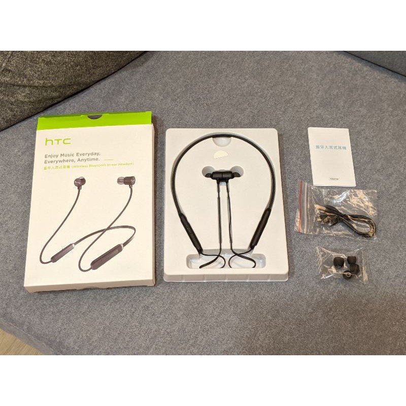 【全新】HTC 藍芽入耳式耳機AX1 磁吸設計 繞頸式 原廠盒裝 | 蝦皮購物