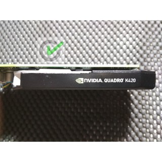 Nvidia Quadro K420 SFF 短支架展示卡 VGA 工作站 Kepler 建築 1gb 128bit | 蝦皮購物