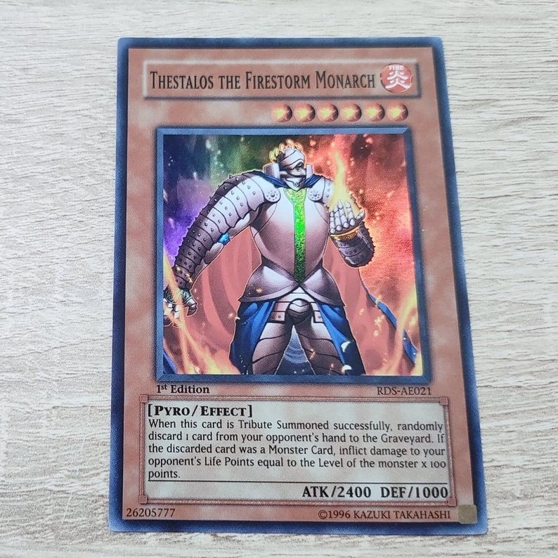 遊戲王 亞英一刷 RDS-AE021 炎帝 (亮面) 搜:EE3-JP081 RDS-JP021 | 蝦皮購物