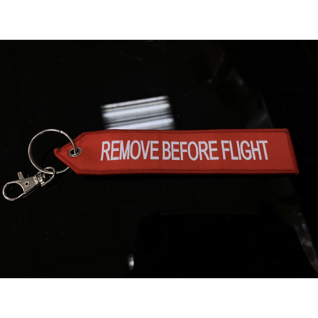 [RBF] 現貨! 飛行前拆除 REMOVE BEFORE FLIGHT KEY CHAIN 鑰匙圈 KEY001 | 蝦皮購物