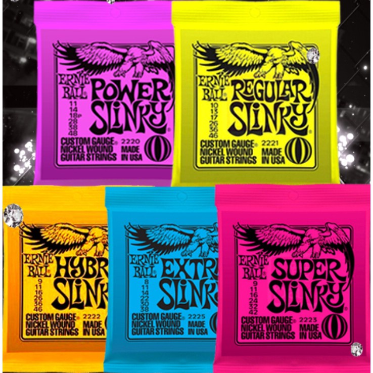 電吉他弦 ERNIE BALL 2215 2220 2221 2222 2223 吉他弦 吉他套弦 電吉他套弦 鎳纏繞弦 | 蝦皮購物