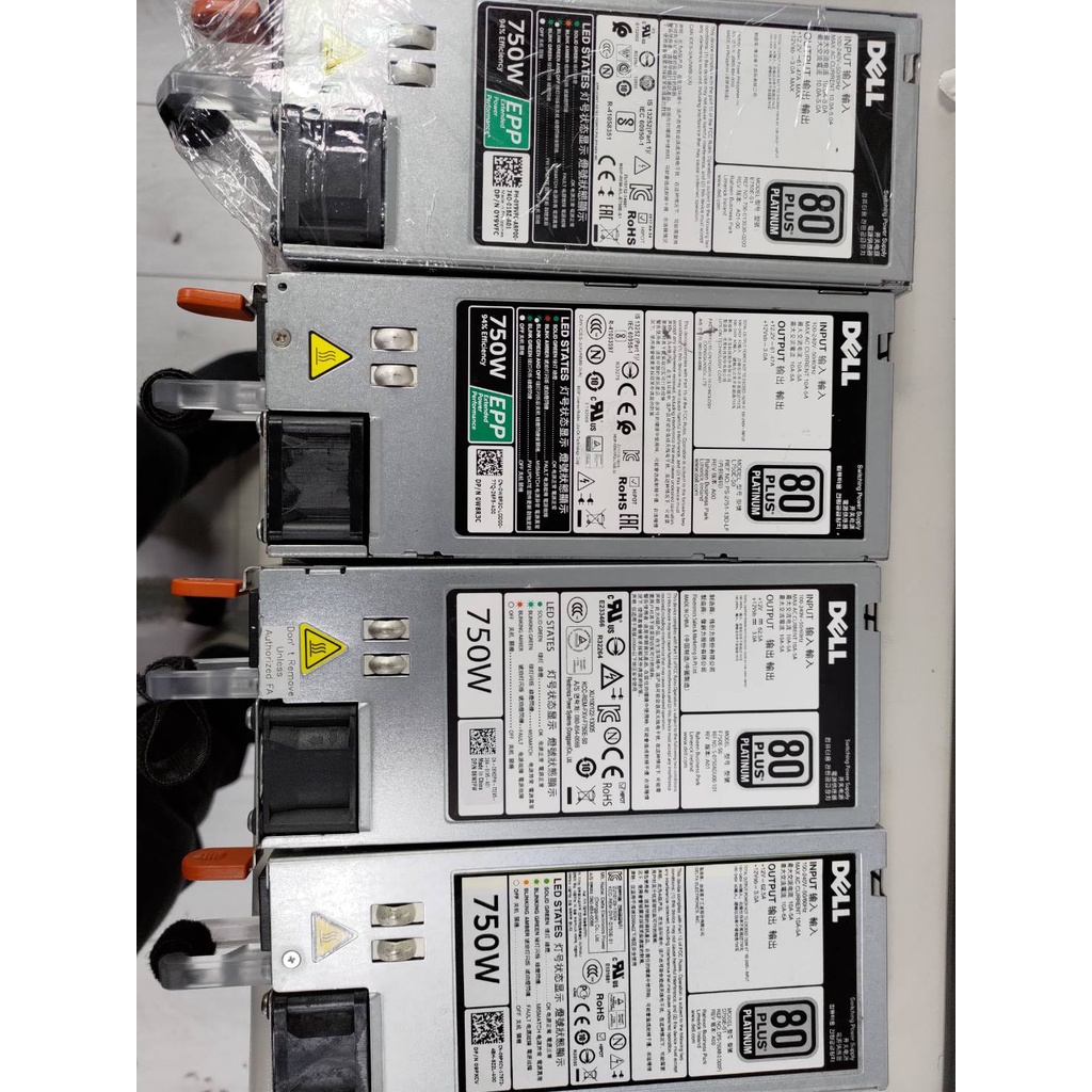 【Diana電腦】【良品】Dell D/F/L/E750E POWER 伺服器電源供應器80 plus白金750w | 蝦皮購物