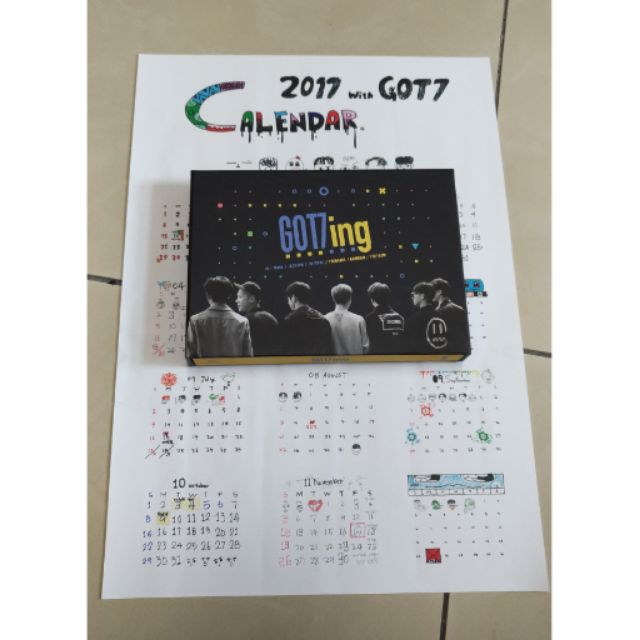 GOT7 got7ing DVD 整組含海報 2017 | 蝦皮購物