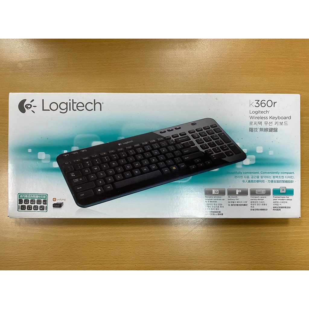 羅技 無線鍵盤 K360r | 蝦皮購物