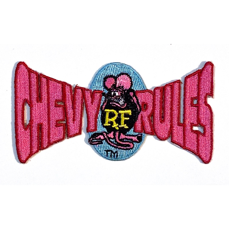 美版 RAT FINK 刺繡布章 - Chevy Rules | 蝦皮購物