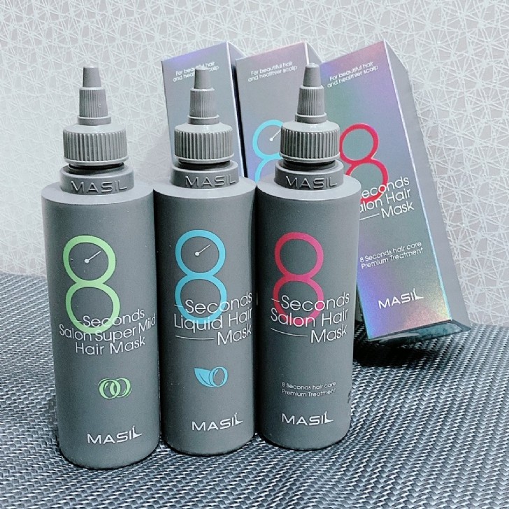 韓國 MASIL 瑪斯蘭蜜絲 8秒沙龍髮膜 200ml/350ml | 蝦皮購物