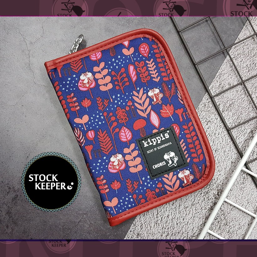 倉庫掌門人 現貨實拍 日雜 Choris×Kippis 吉祥物 花栗鼠裝可愛 兩頰鼓鼓護照套 票卡收納包 花樣倉鼠 | 蝦皮購物