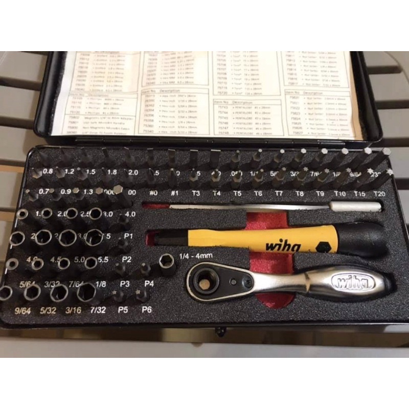 wiha 75965，精密電子螺絲起子，迷你棘輪扳手組 | 蝦皮購物