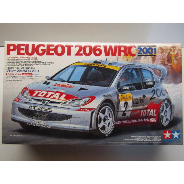 神通模型 田宮 TAMIYA 24236 1/24 標緻 Peugeot 206 WRC'01 | 蝦皮購物