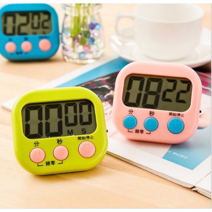 【susumy】電子計時器 計時器 廚房定時器 定時器 計時 倒數計時器 磁吸式 記時器 正負倒計時 | 蝦皮購物
