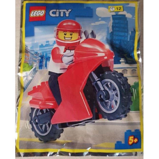 樂高 LEGO 952203 城市系列 機車賽車手 Polybag 全新未拆 | 蝦皮購物