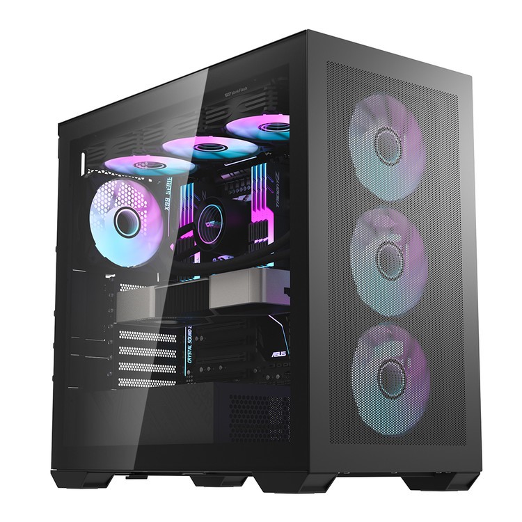 darkFlash大飛 DLX4000 Mesh 鐵網版 奢華特選機殼 黑B/白W (不含風扇) 現貨 廠商直送 | 蝦皮購物