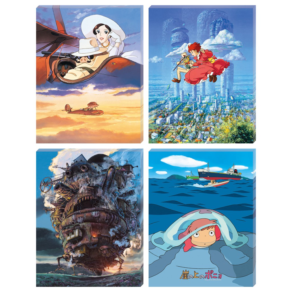 拼圖 366片宮崎駿塑膠無框畫拼圖系列 ATB-24紅豬 ATB-25心之谷 ATB-61霍爾 ATB-27岸上的波紐 | 蝦皮購物