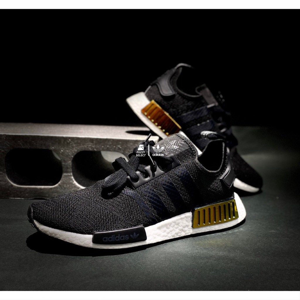 【逢甲 FUZZY】Adidas Originals W NMD R1 黑金 電鍍 金 EE5172 | 蝦皮購物