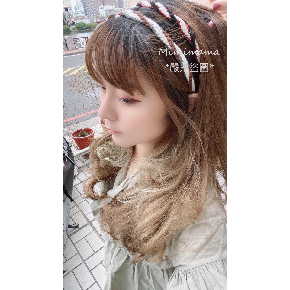 MIMIMAMA NIUNIU 妞妞 ciao lady髮箍 設計款 自訂款 蝴蝶結熊妮 直播 細版 編織 百搭 | 蝦皮購物