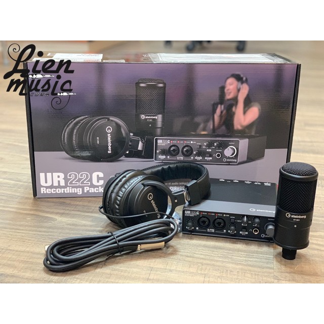 『立恩樂器』 經銷商 YAMAHA Steinberg UR22C Recording Pack 錄音介面套裝 UR22 | 蝦皮購物