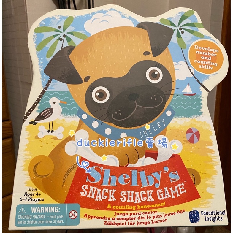 預購 Educational Insights 幼兒兒童桌遊 Shelby’s Snack Shack Game 4+ | 蝦皮購物