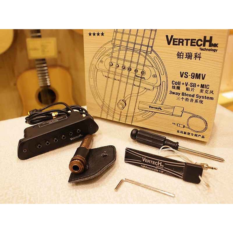 ☆ 唐尼樂器︵☆ Vertech VS-9MV 三系統 主動式 可收打板音 免挖洞 專業拾音器 | 蝦皮購物