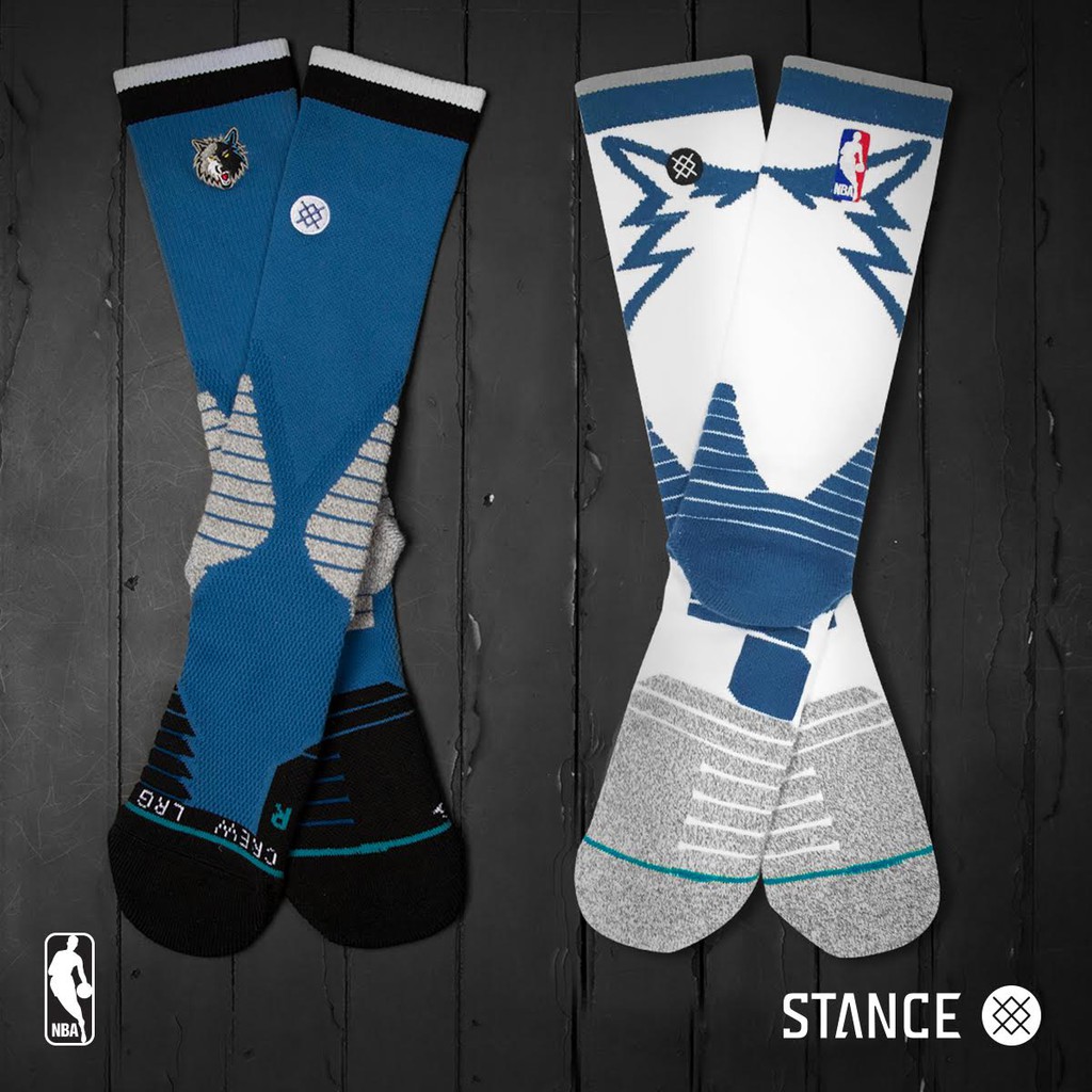 全新 吊牌 現貨 STANCE X NBA 聯名款 559 Wolves 灰狼隊 國王隊 尺寸L US9-12 | 蝦皮購物