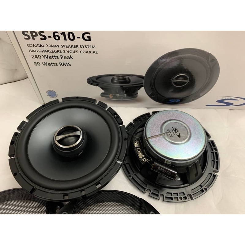 【AU Auto車用喇叭】日本ALPINE SPS-610-G 同軸喇叭 6.5吋二音路同軸揚聲器 | 蝦皮購物