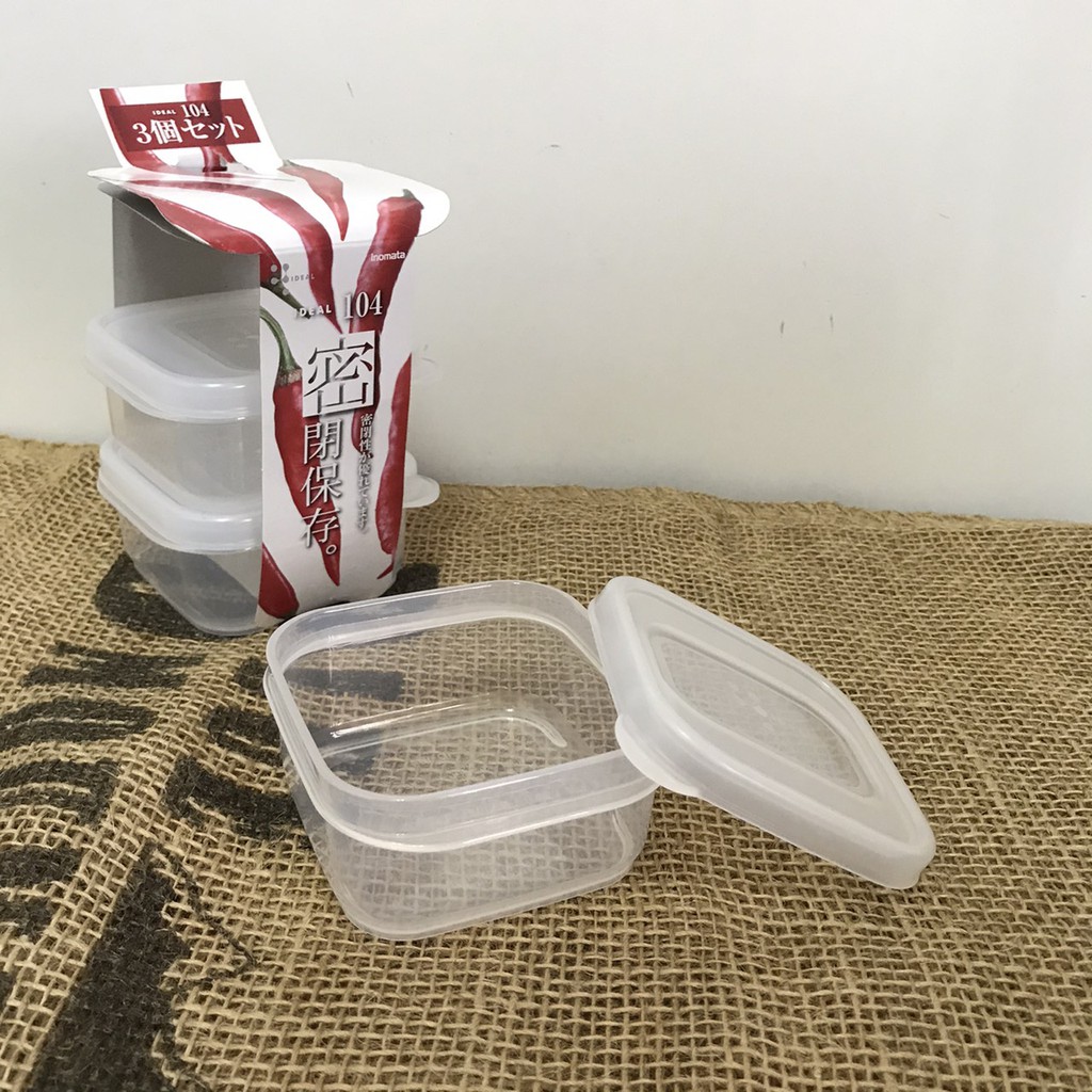 日本製INOMATA 3入組保鮮盒 正方型160ML 長方型 190ml | 蝦皮購物