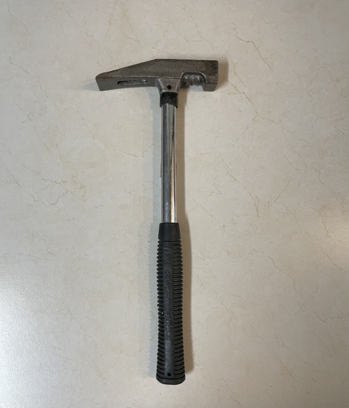 磚鎚 鋼管柄 插銷 磚錘 鋼釘紋 網紋 不脫落 拔釘 | 蝦皮購物