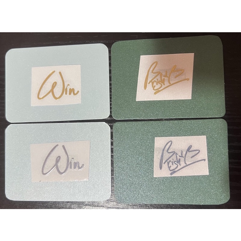 (現貨）訂製Bright Win 簽名貼 | 蝦皮購物