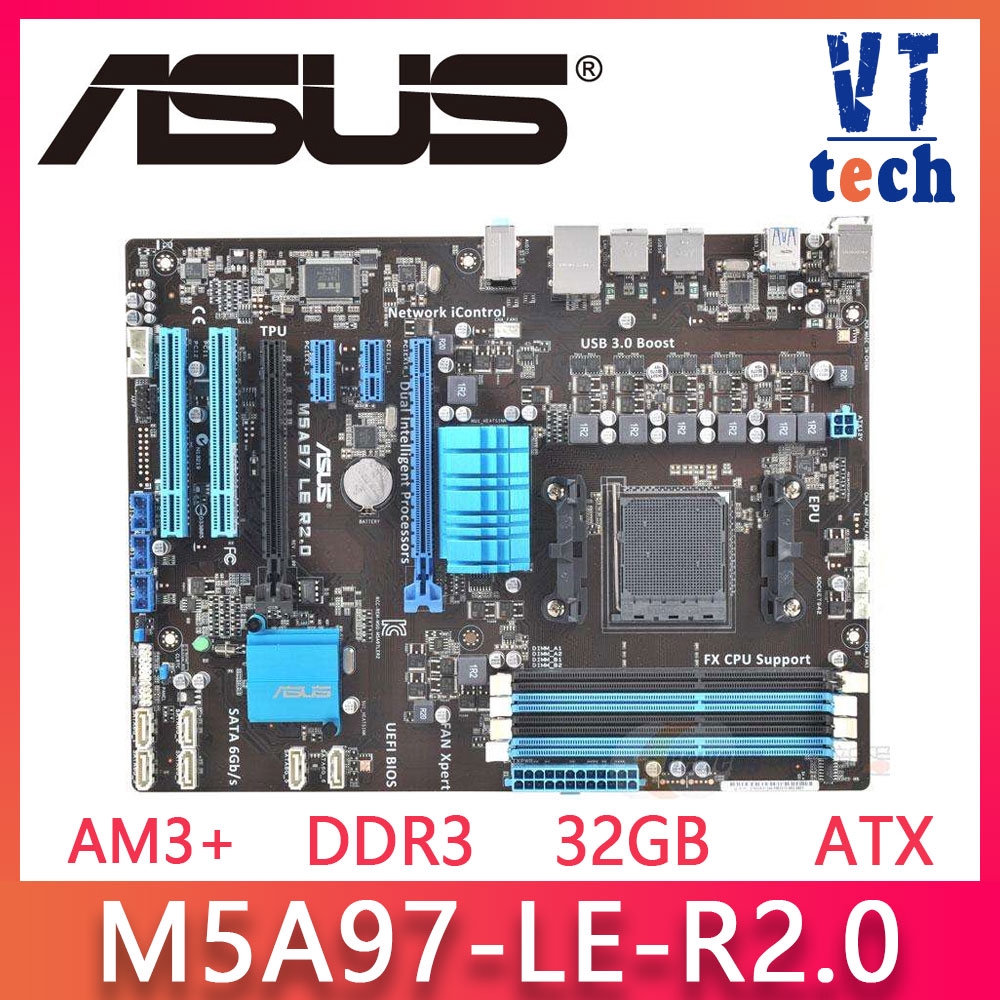 華碩 M5A97/ LE/R2,0/PLUS 台式機主板 DDR3 Socket AM3+ 32GB USB2.0 UB | 蝦皮購物