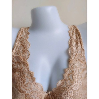 【金華歌爾】日本進口 舒適 透氣 軟鋼圈內衣 絲蛋白素材 薄襯 蕾絲包覆內衣75E，75F，70C 全罩杯內衣 膚色內衣 | 蝦皮購物