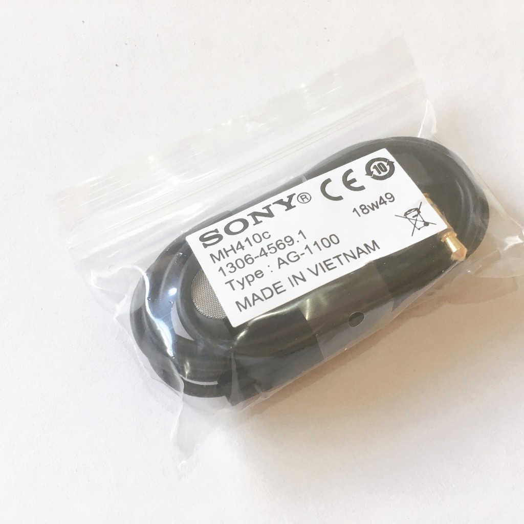 SONY MH410C 原廠3.5mm立體聲 平耳式線控耳機 (密封袋裝) | 蝦皮購物