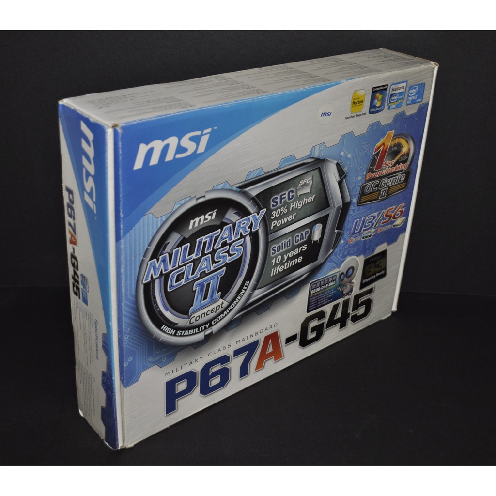 微星軍規二代 P67A-G45 (B3) (1155 P67 DDR3 SATA3 USB3.0 1394) 非 H77 | 蝦皮購物