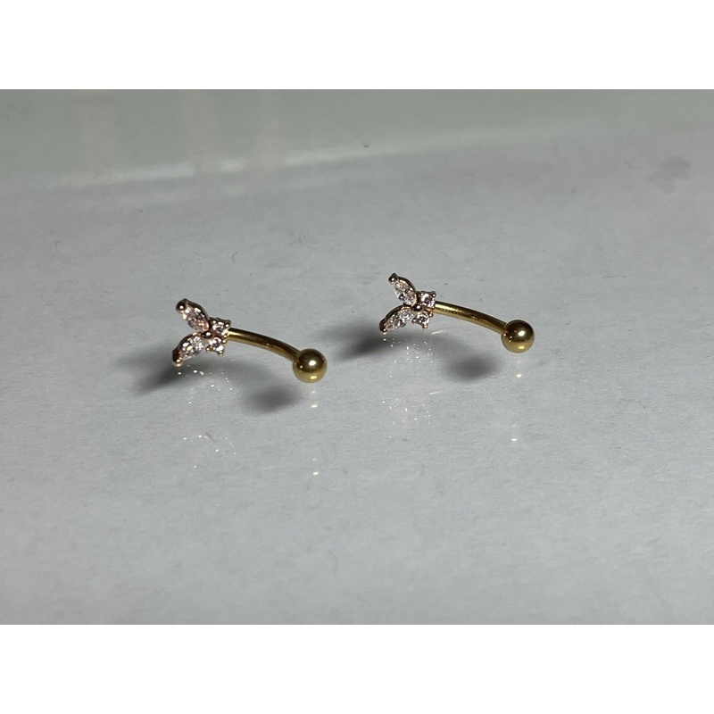 白鑽系列Rook 環 16g(1.2mm) | 蝦皮購物