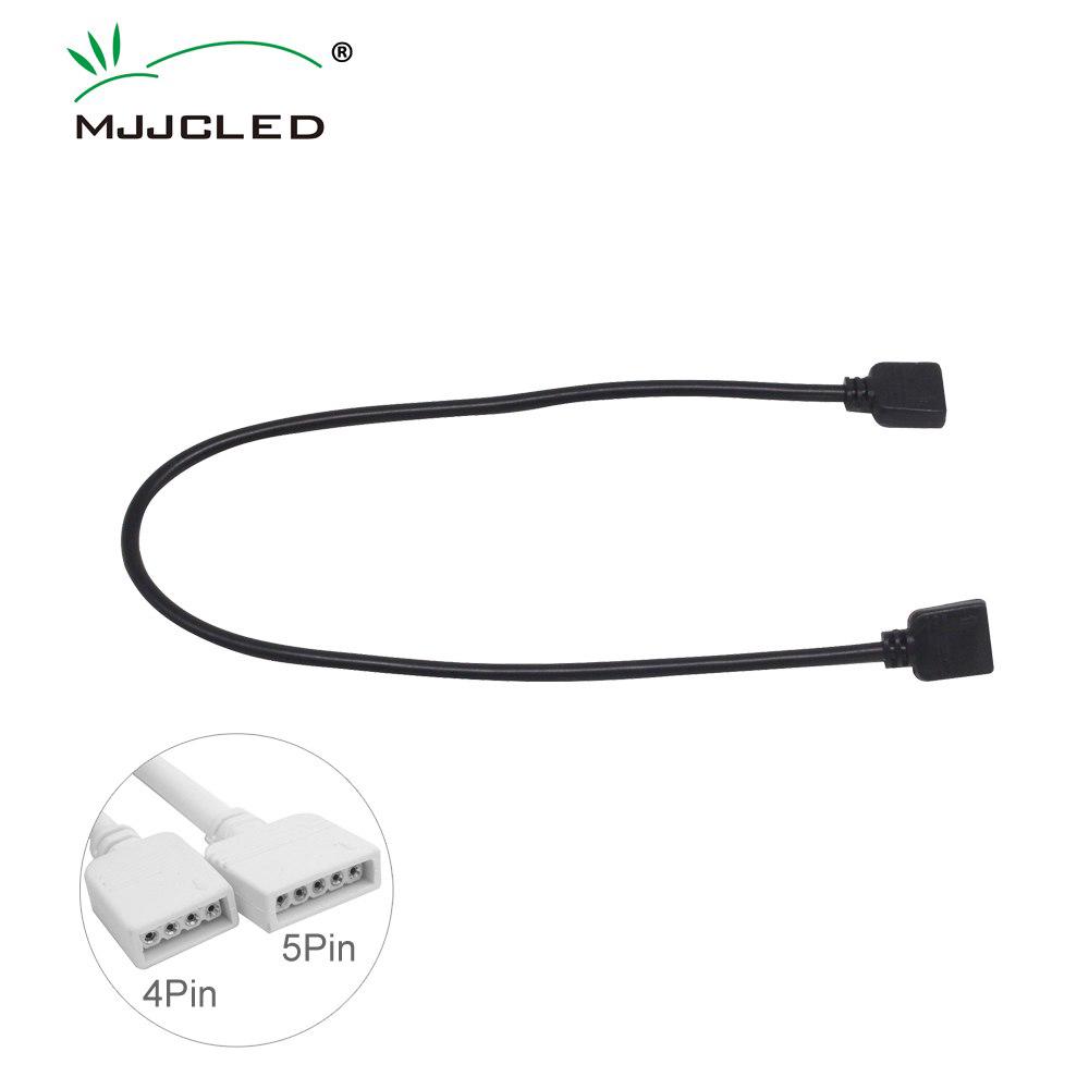 4pin 5Pin 連接器延長線 LED 照明線電纜線 RGB LED 燈條 | 蝦皮購物