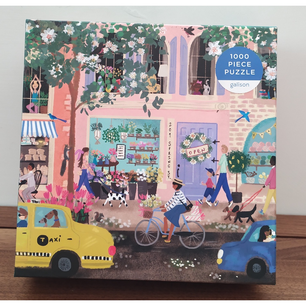 [現貨]【拼圖】Galison 1000片| 春日街景 Joy Laforme Spring Street | 蝦皮購物